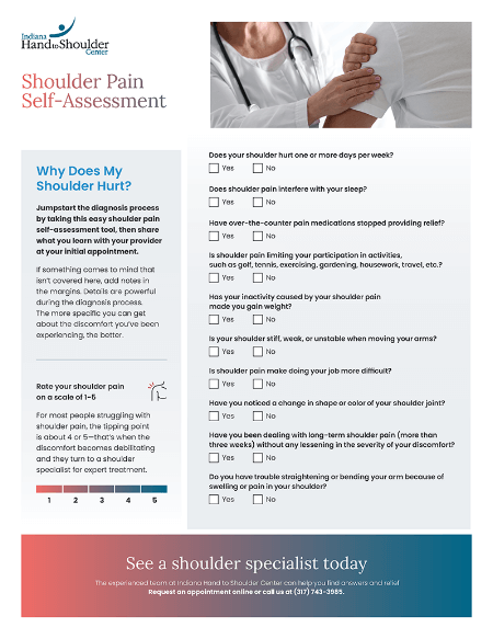 Shoulder Pain Self-Assessment | Why Does My Shoulder Hurt?